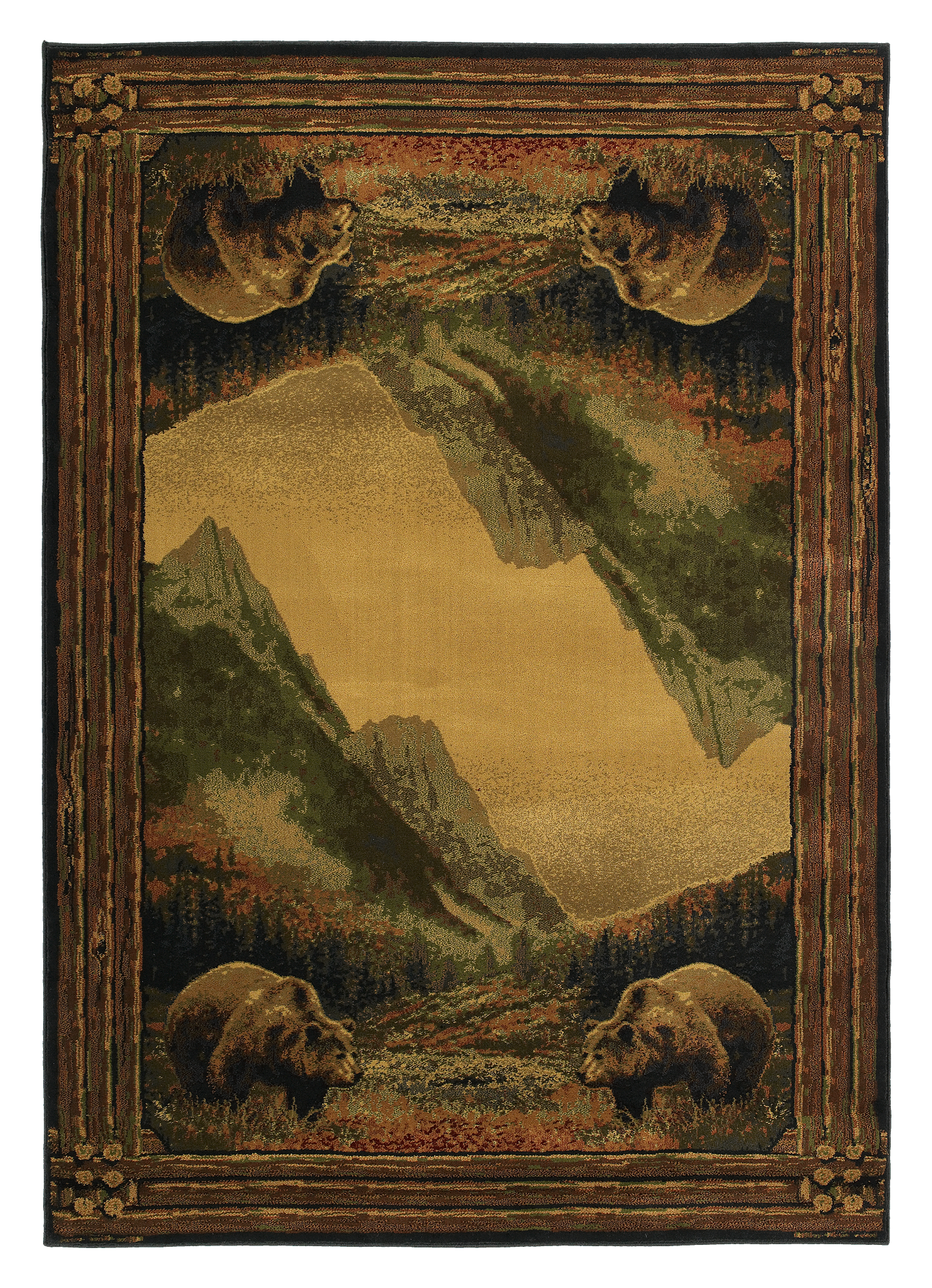 Lodge-Themed Area Rugs - Grizzly Mountain | Bass Pro Shops